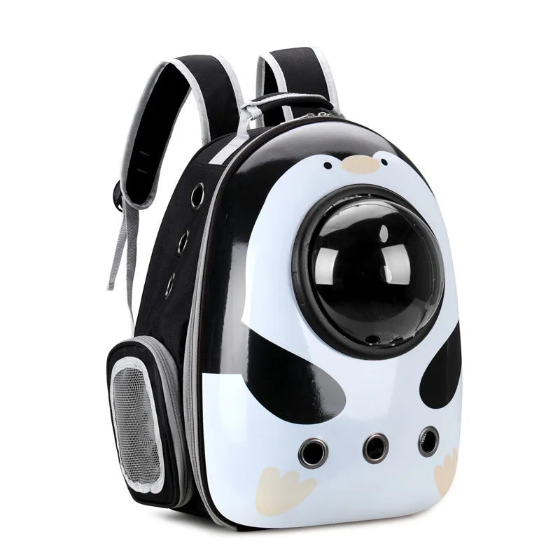 Large Pet Carrier Backpack for Cats Dogs,Transparent Space Capsule Des ...
