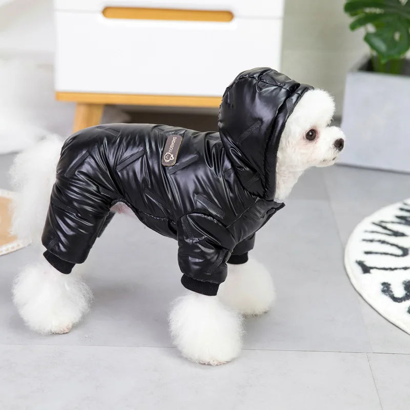 Winter Warm Pet Dog Jumpsuit Waterproof Dog Clothes for Small Dogs Chi ...