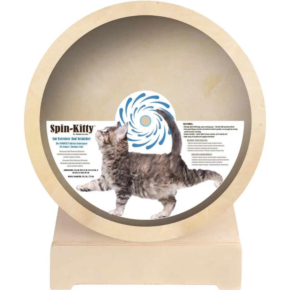 Exercise Wheel – Run Scratchers for Cats Scratcher Spin and Scratch fo ...